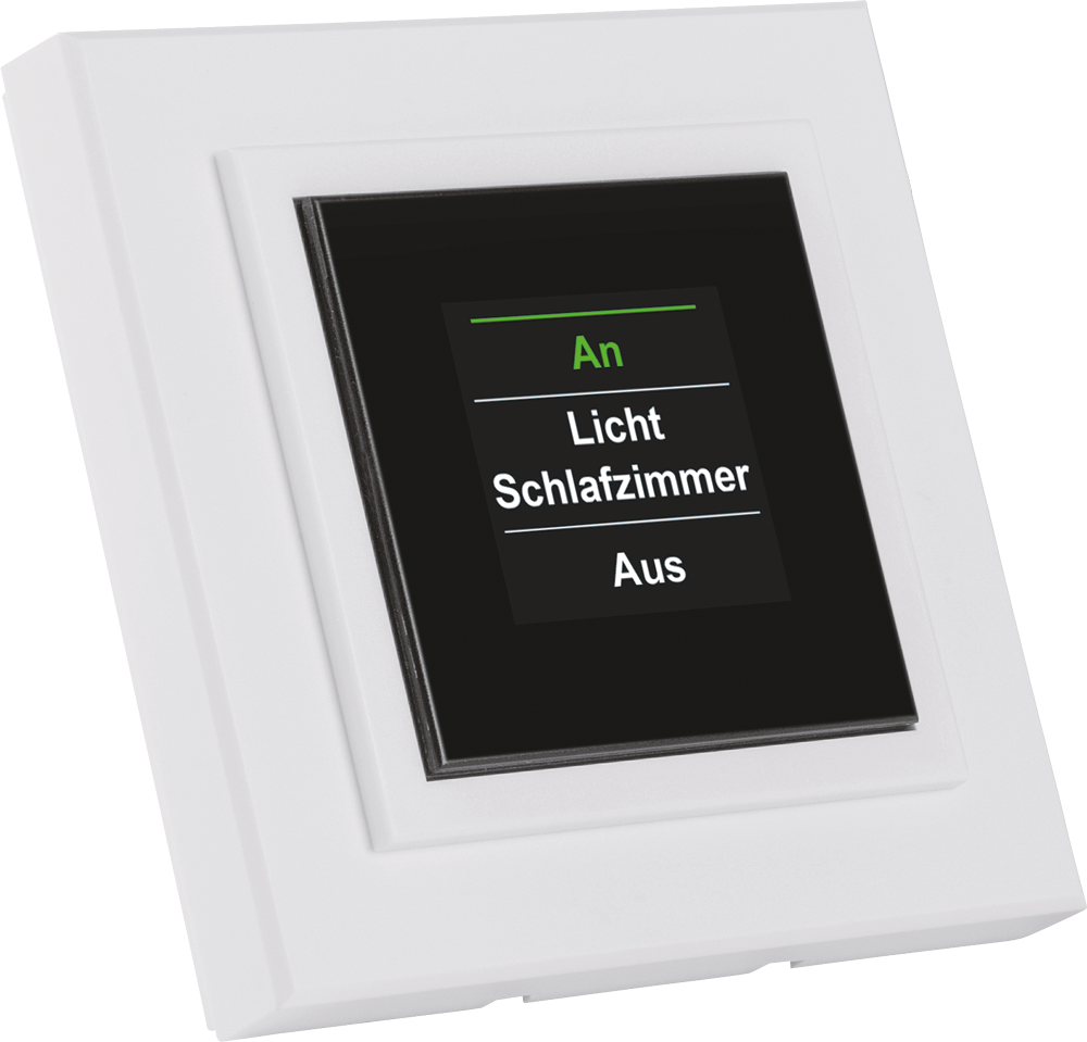 HomeMatic Funk-Display-Wandtaster, Aufputzmontage - eQ-3